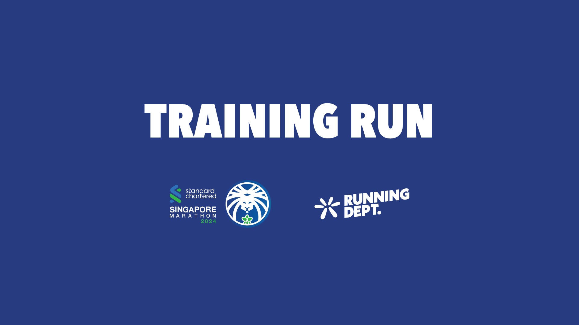 Running Department - Train With Us!