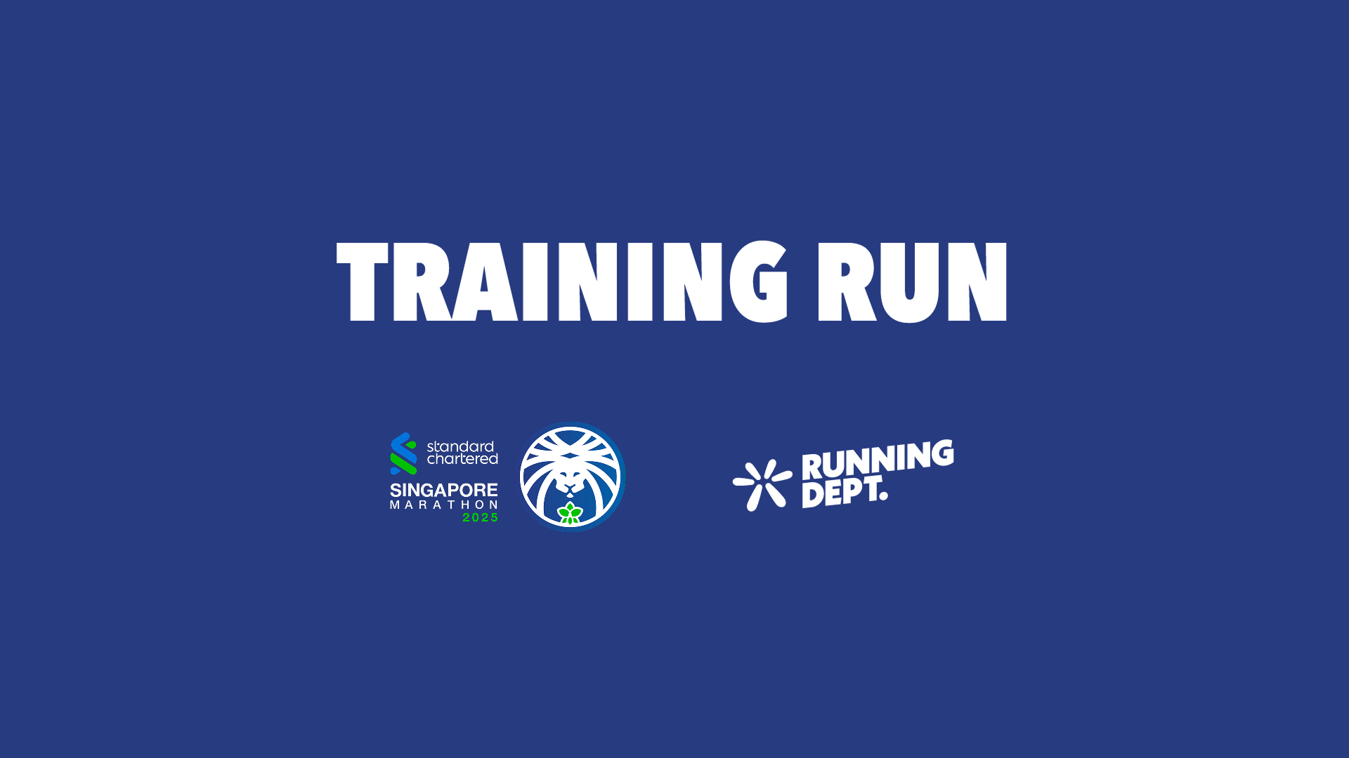 Running Department - Train With Us!
